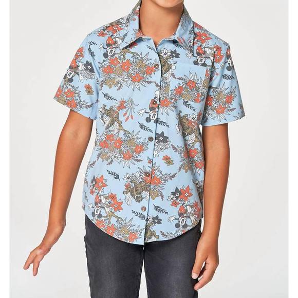 Chaser | Shirts & Tops | New Chaser Kids Mickey Mouse Floral Tigers ...